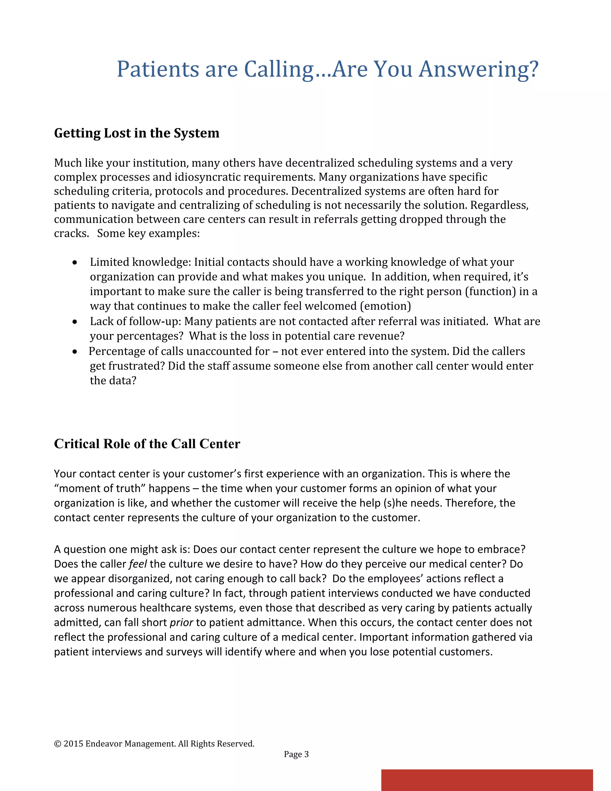 Patients are calling are you answering | PDF