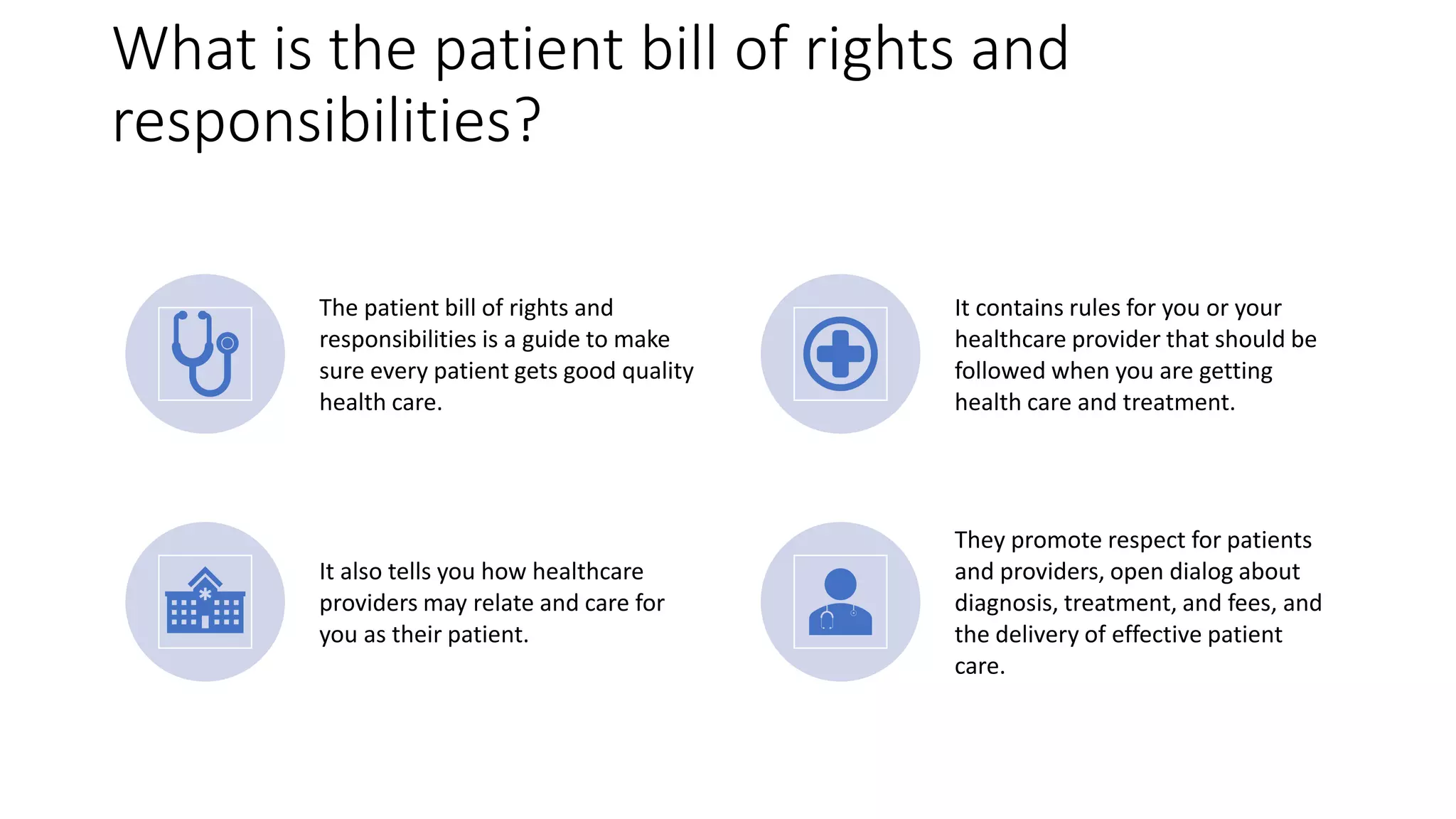 PATIENTS BILL OF RIGHTS | PPTX