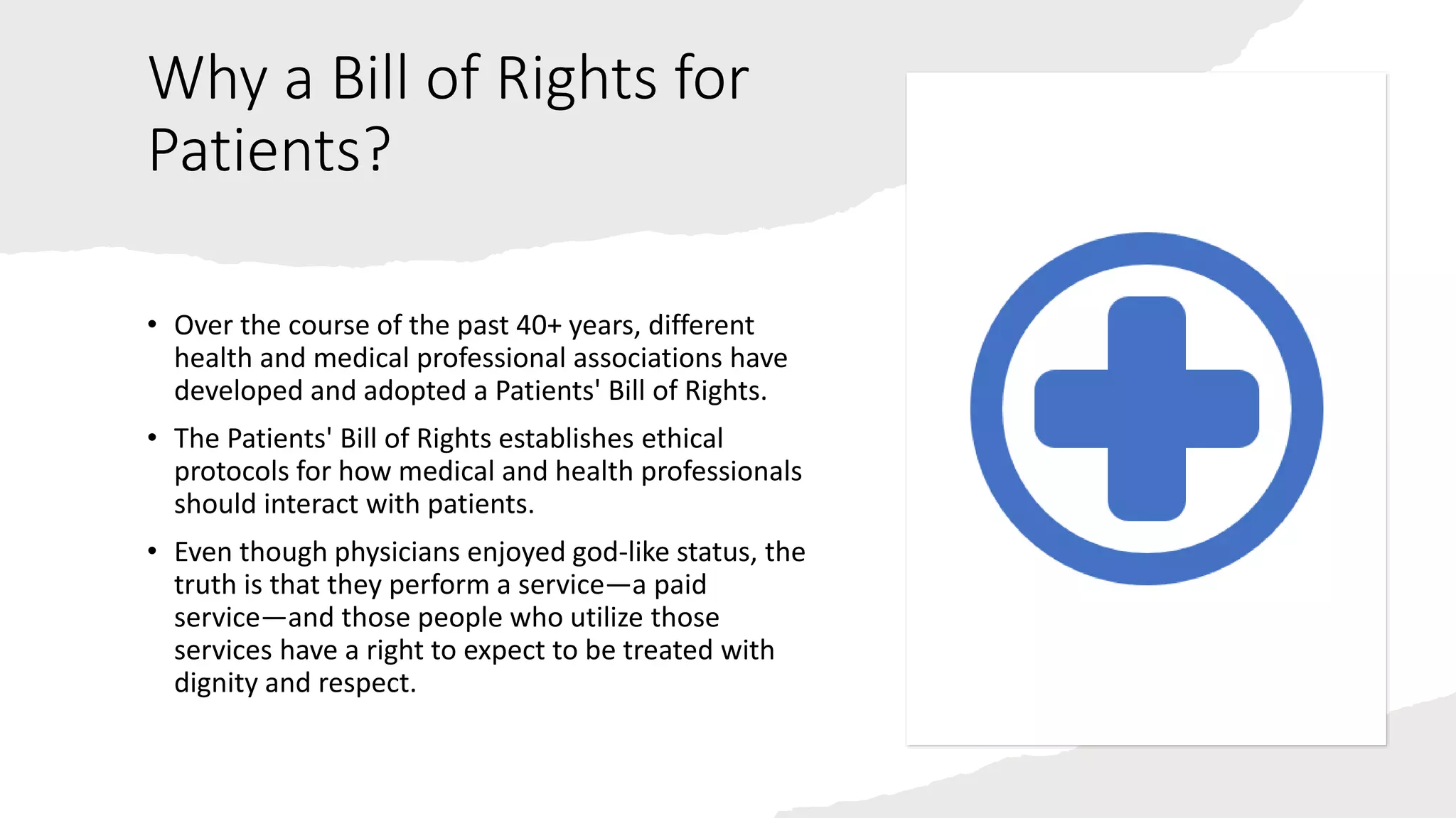 PATIENTS BILL OF RIGHTS | PPTX