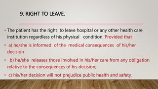 PATIENT’S BILL OF RIGHTS Philippine setting.pptx