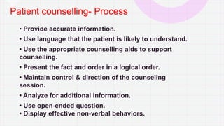 Patients councelling | PPTX