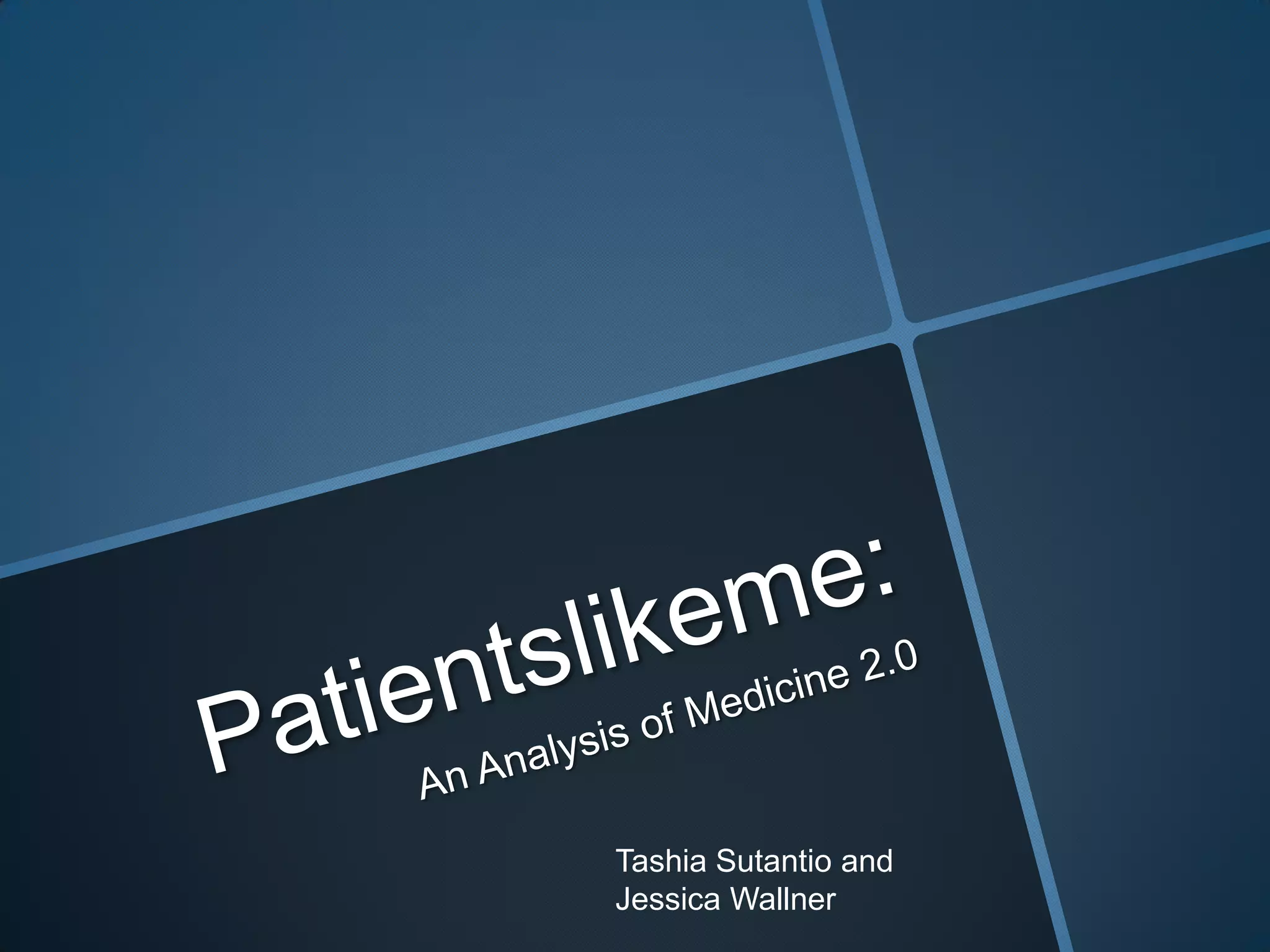 Patientslikeme Presentation | PPTX