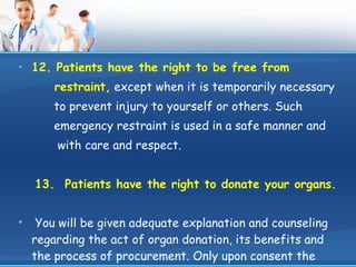 Patient’s right | PPT