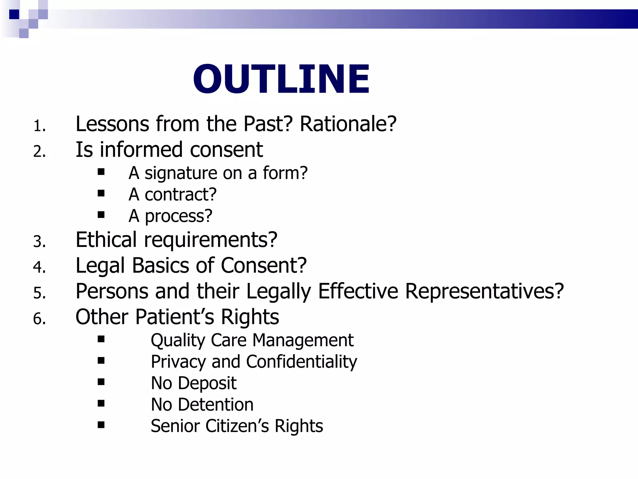 Patient's rights and gcp compliant informed consent #cph may 2012 | PPT