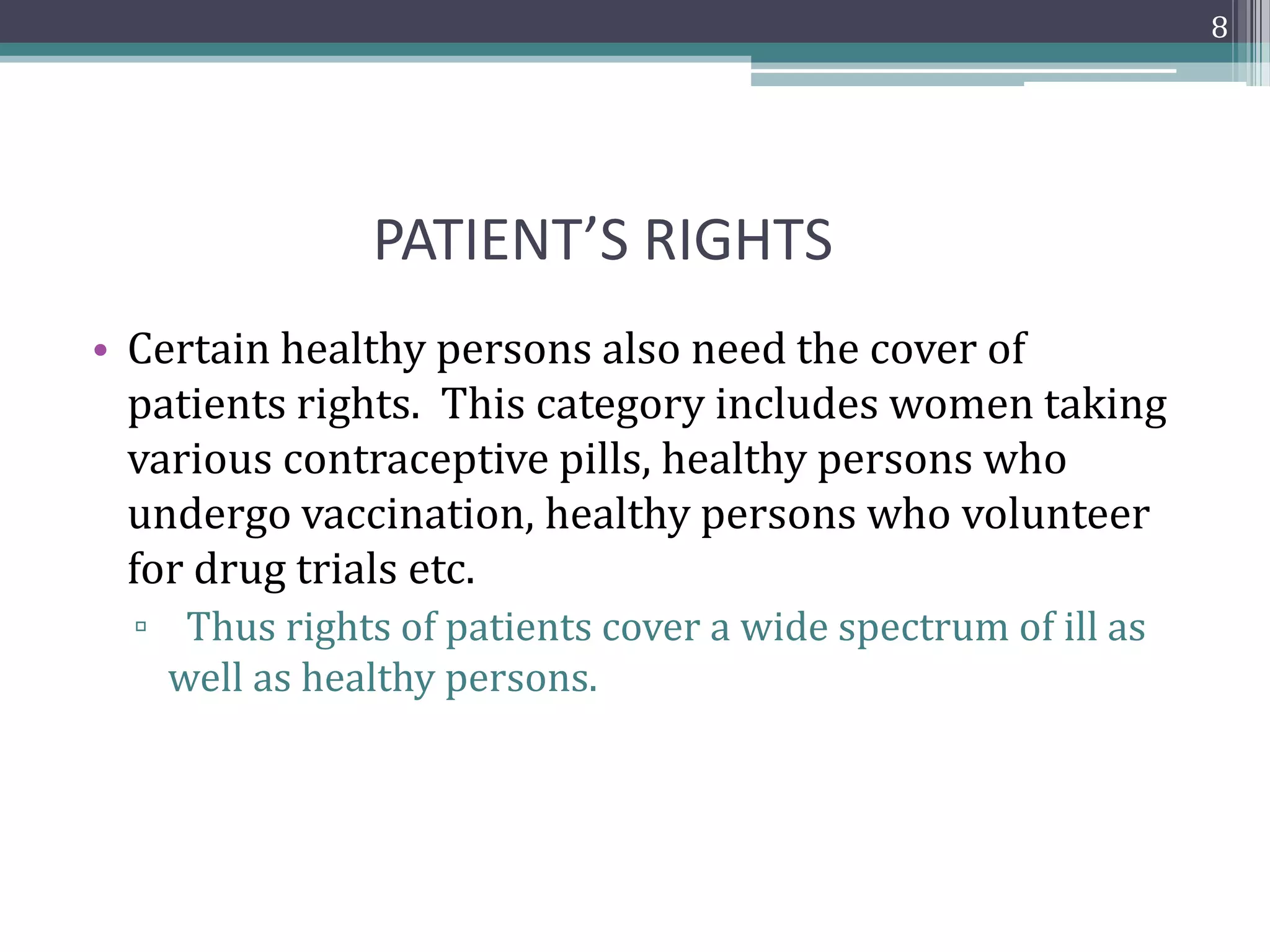 Patients rights and responsibilities | PPTX