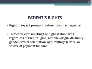 Patients rights and responsibilities | PPTX