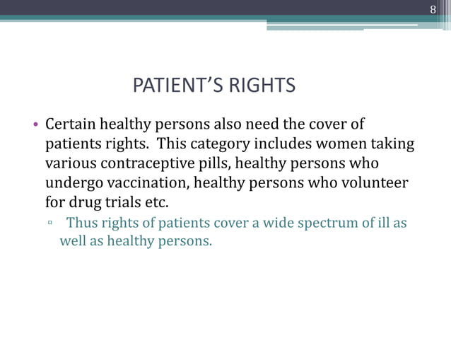 Patients rights and responsibilities | PPTX | Medical Health