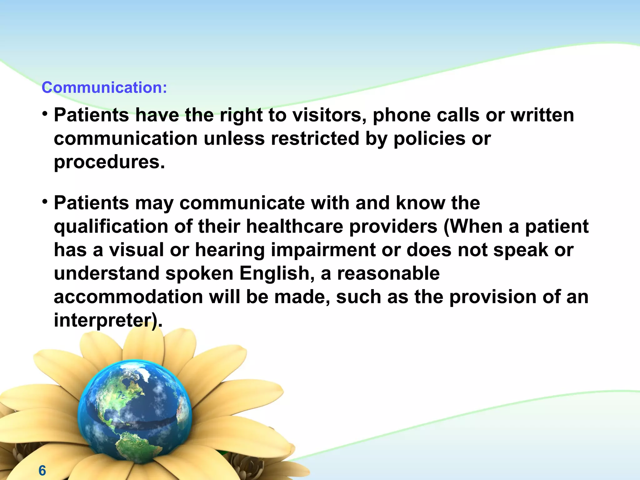 Patients rights and_responsibilities | PPT