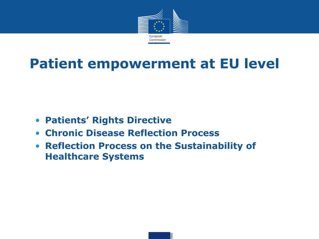 Patient empowerment at EU level - Katja Neubauer | PPT