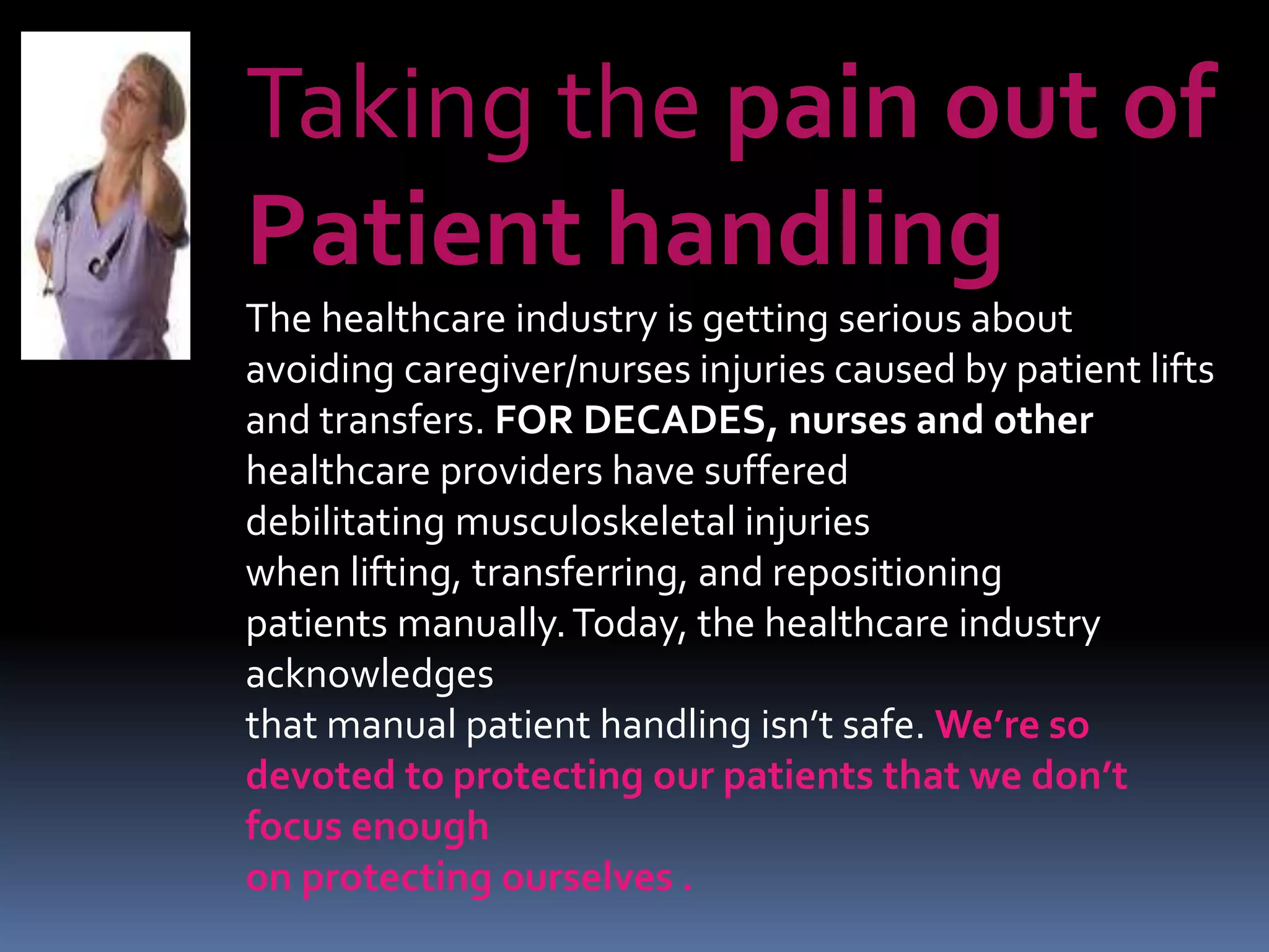 Patients safety transfers and lifting | PPTX