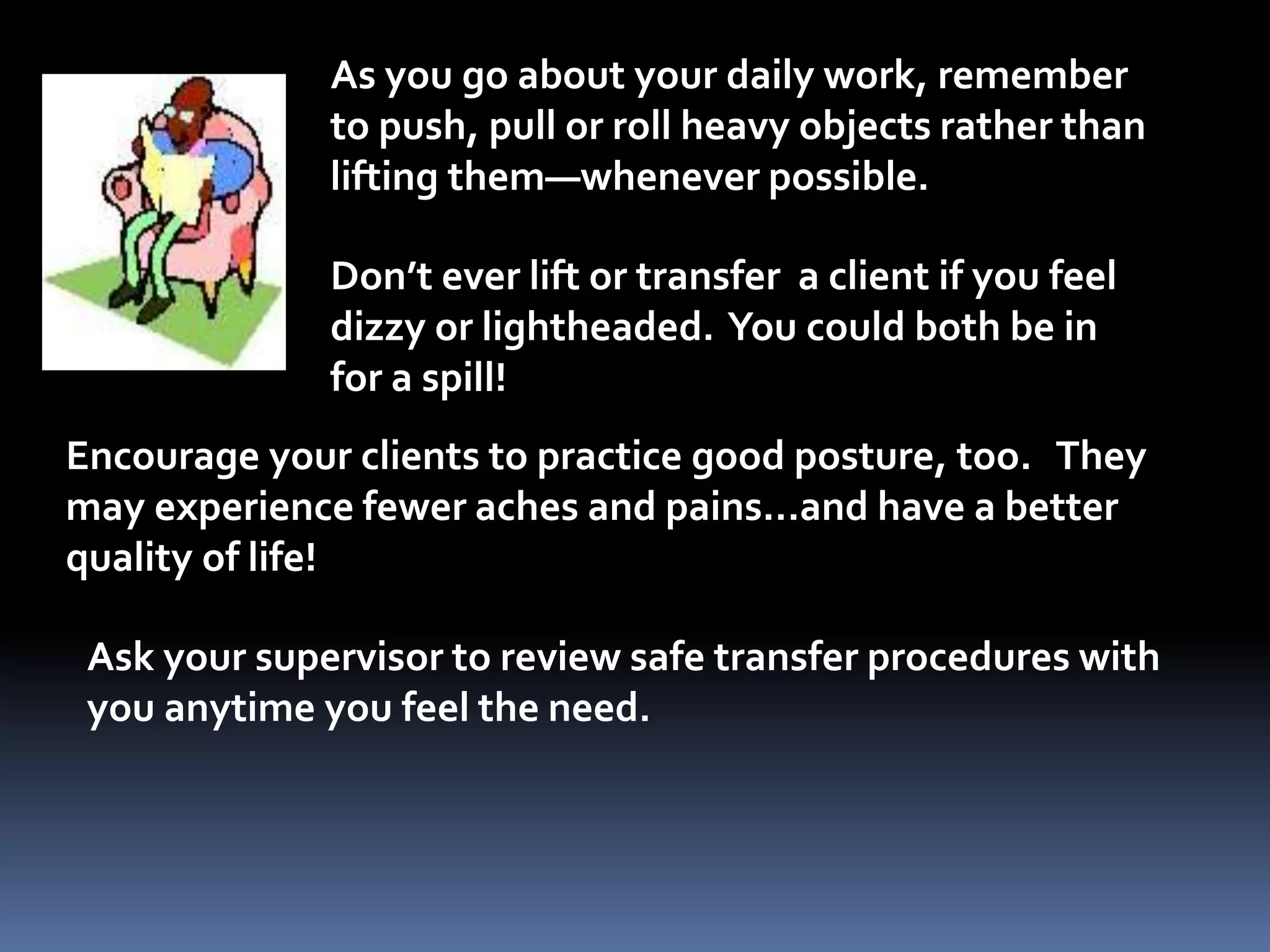 Patients safety transfers and lifting | PPTX
