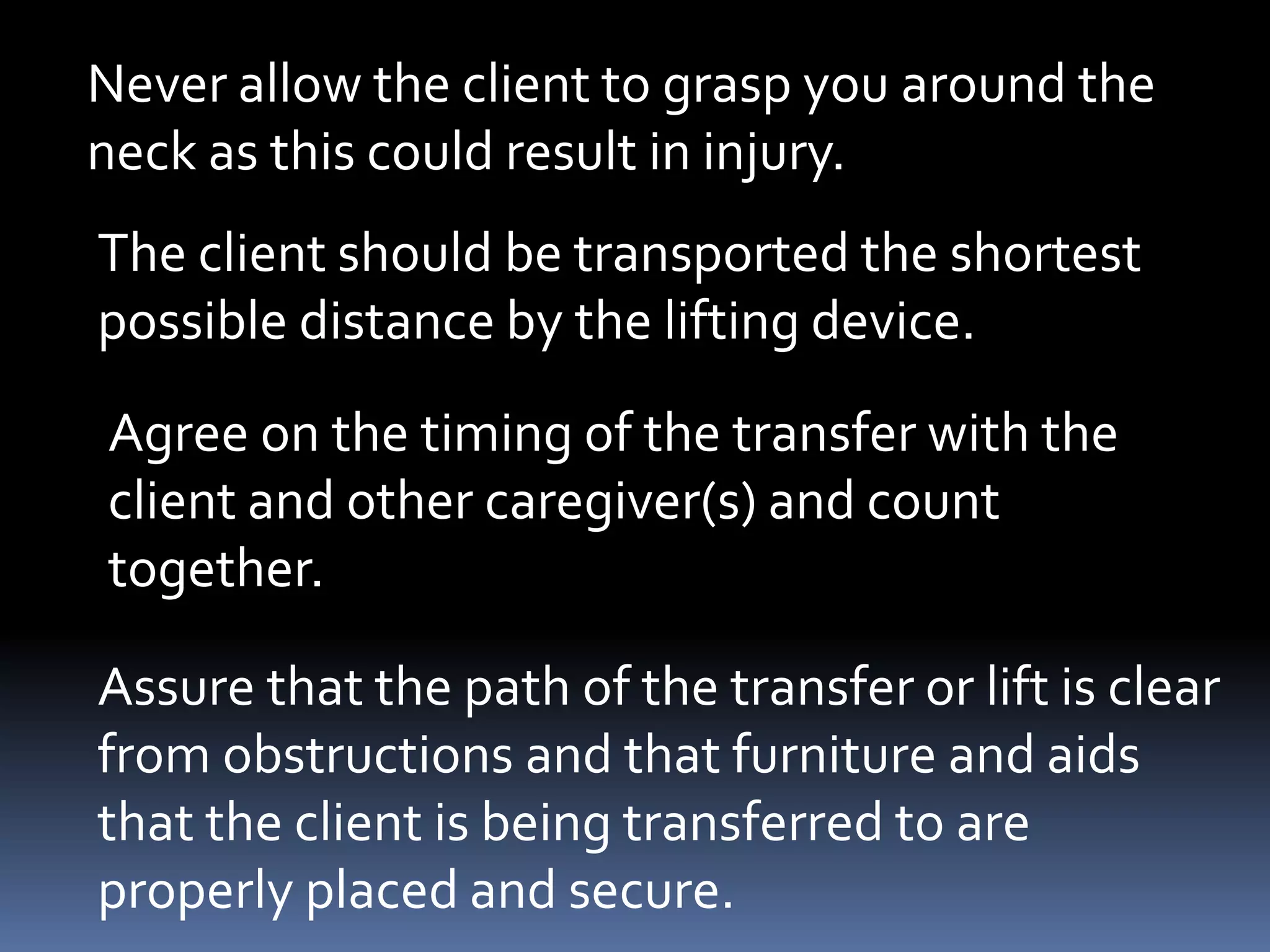 Patients safety transfers and lifting | PPTX
