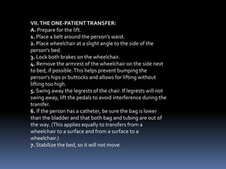 Patients safety transfers and lifting | PPTX