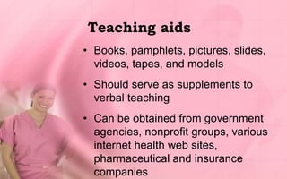Patient teaching | PPTX