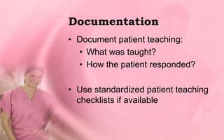 Patient teaching | PPTX