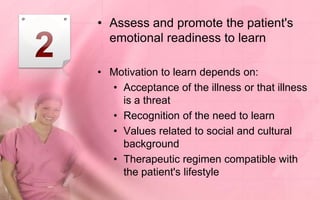 Patient teaching | PPTX