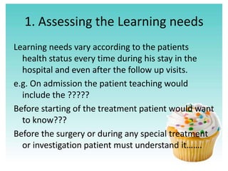 Patient teaching | PPTX