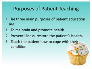 Patient teaching | PPTX