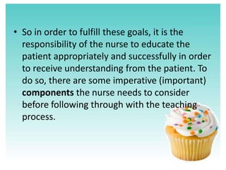 Patient teaching | PPTX