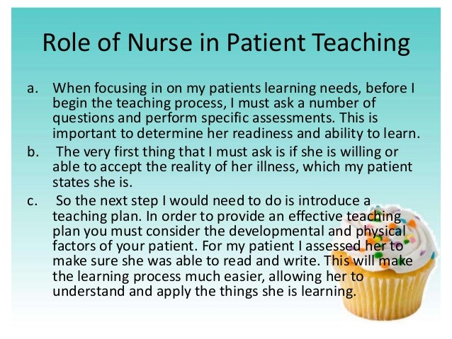 Patient teaching