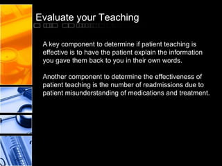 Patient Teaching | PPTX