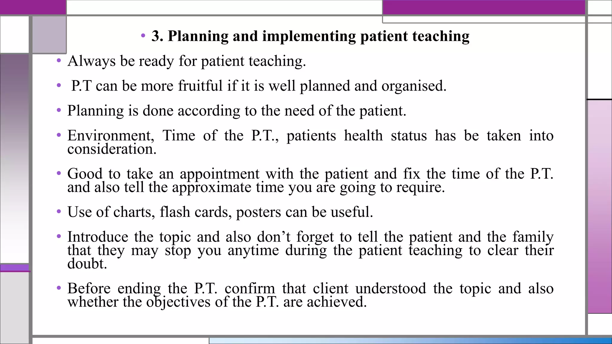 Patient teaching | PPTX