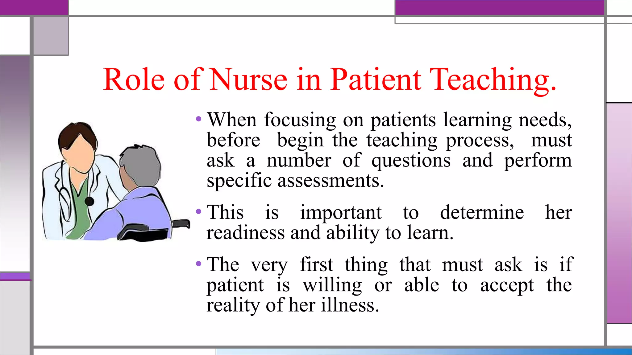 Patient teaching | PPTX