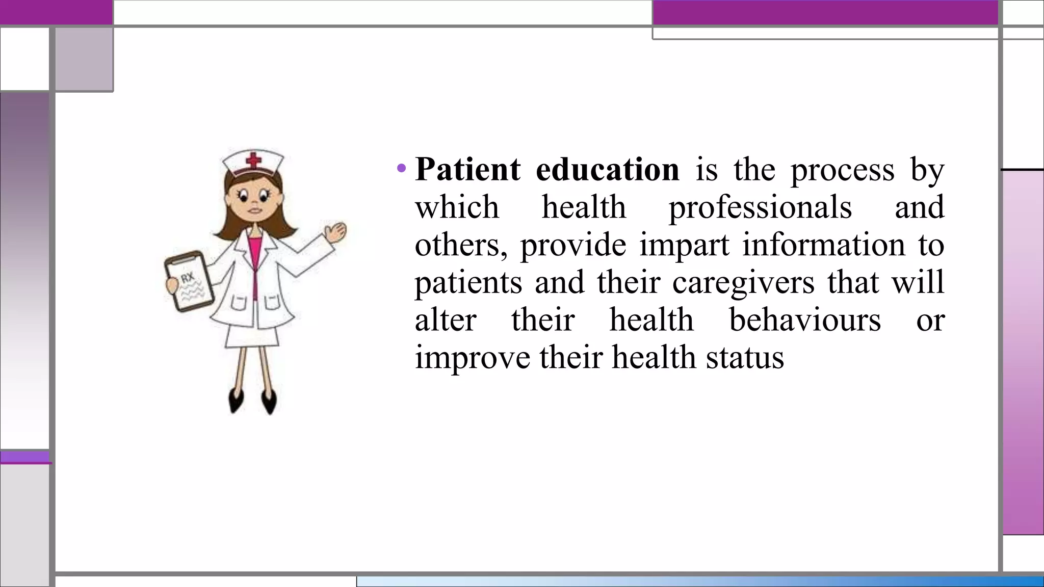 Patient teaching | PPTX