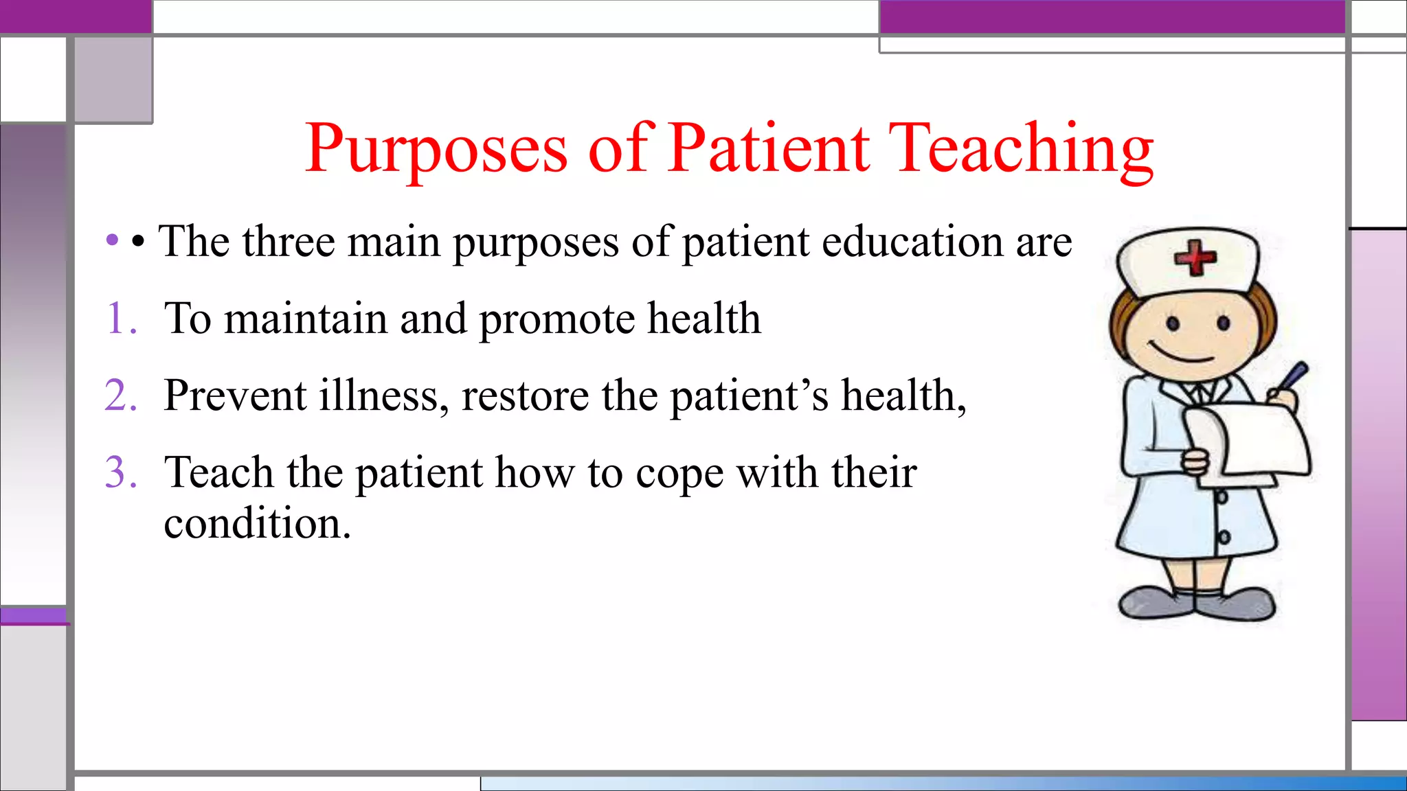 Patient teaching | PPTX