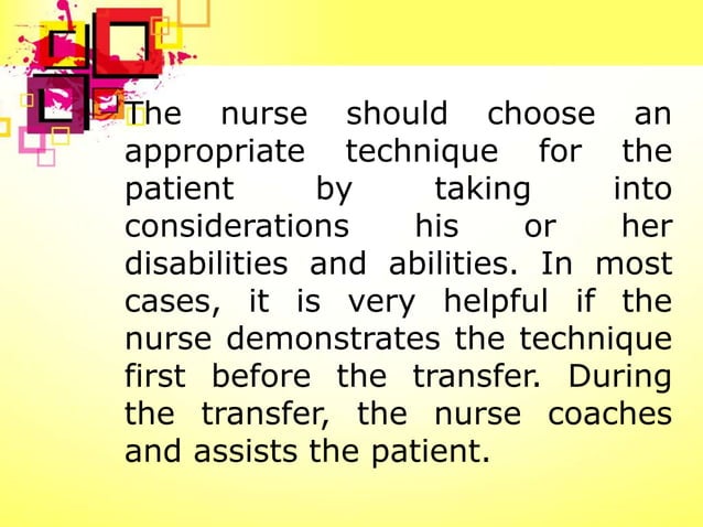 Patient transfer | PPTX | First Aid | Injuries