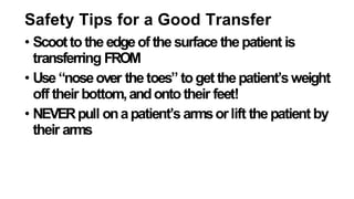 patient transfer.pptx nursing managemnet | PPTX