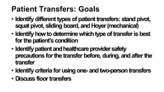 patient transfer.pptx nursing managemnet | PPT