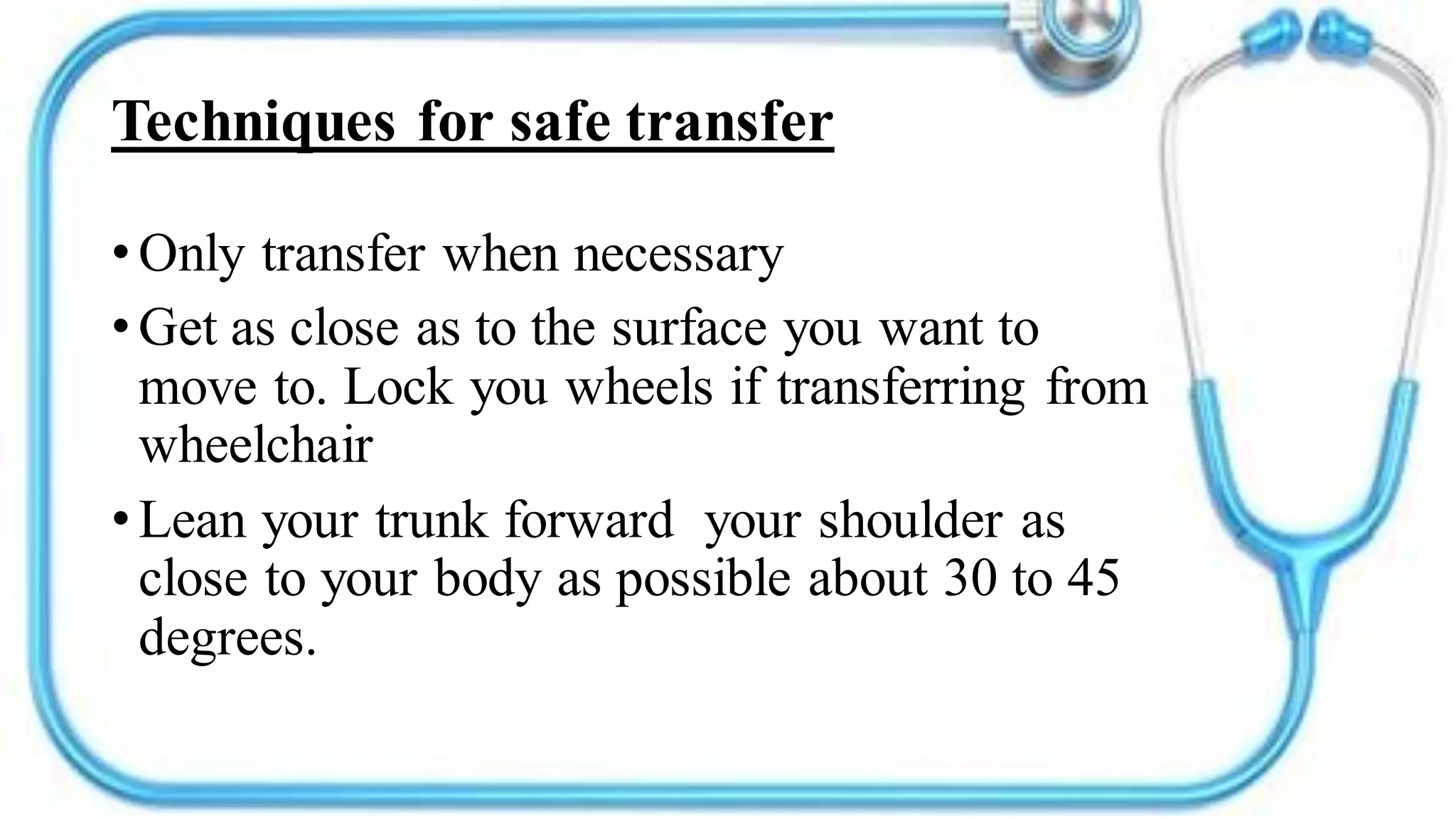 Patient transfer presentation | PDF