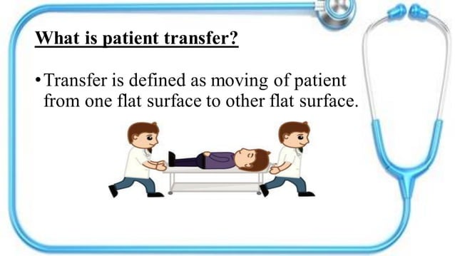 Patient transfer presentation | PDF | First Aid | Injuries