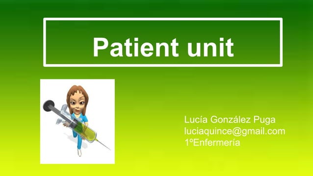 Patient unit | PPTX