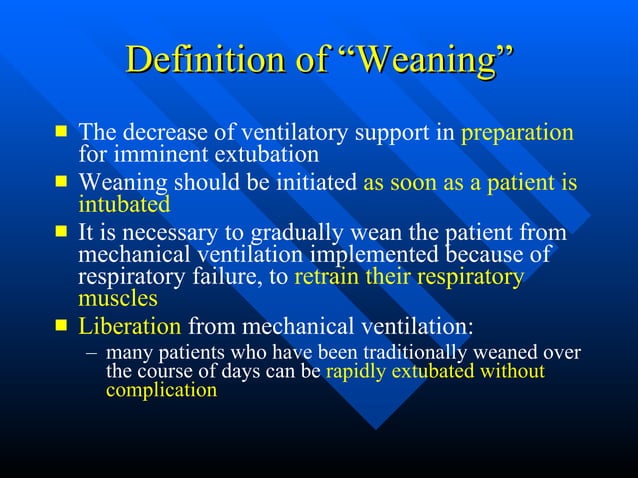 Patient Ventilator Synchrony & Successful Weaning講義 | PPT