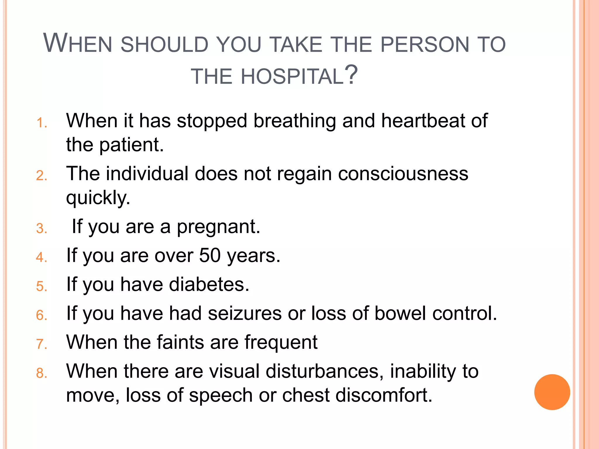 Patient with fainting | PPTX