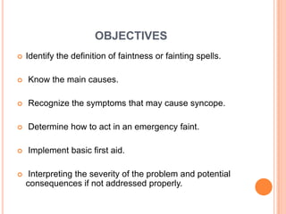 Patient with fainting | PPTX