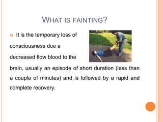 Patient with fainting | PPTX