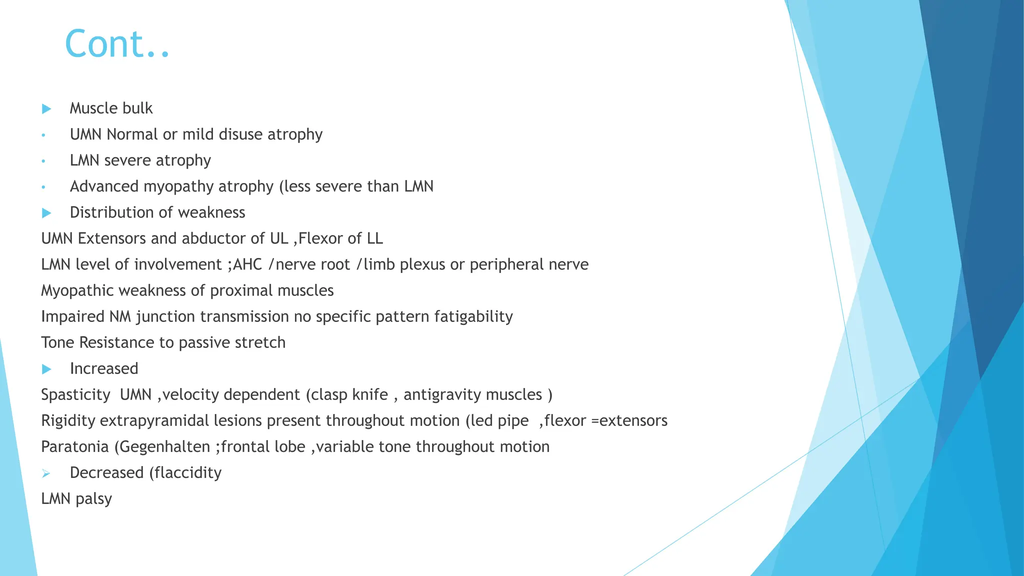 APPROACH TO A PATIENT PRESENTING WITH LIMB WEAKNESS | PPTX