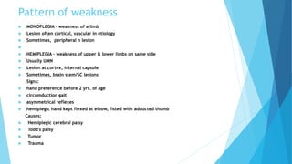 APPROACH TO A PATIENT PRESENTING WITH LIMB WEAKNESS | PPTX