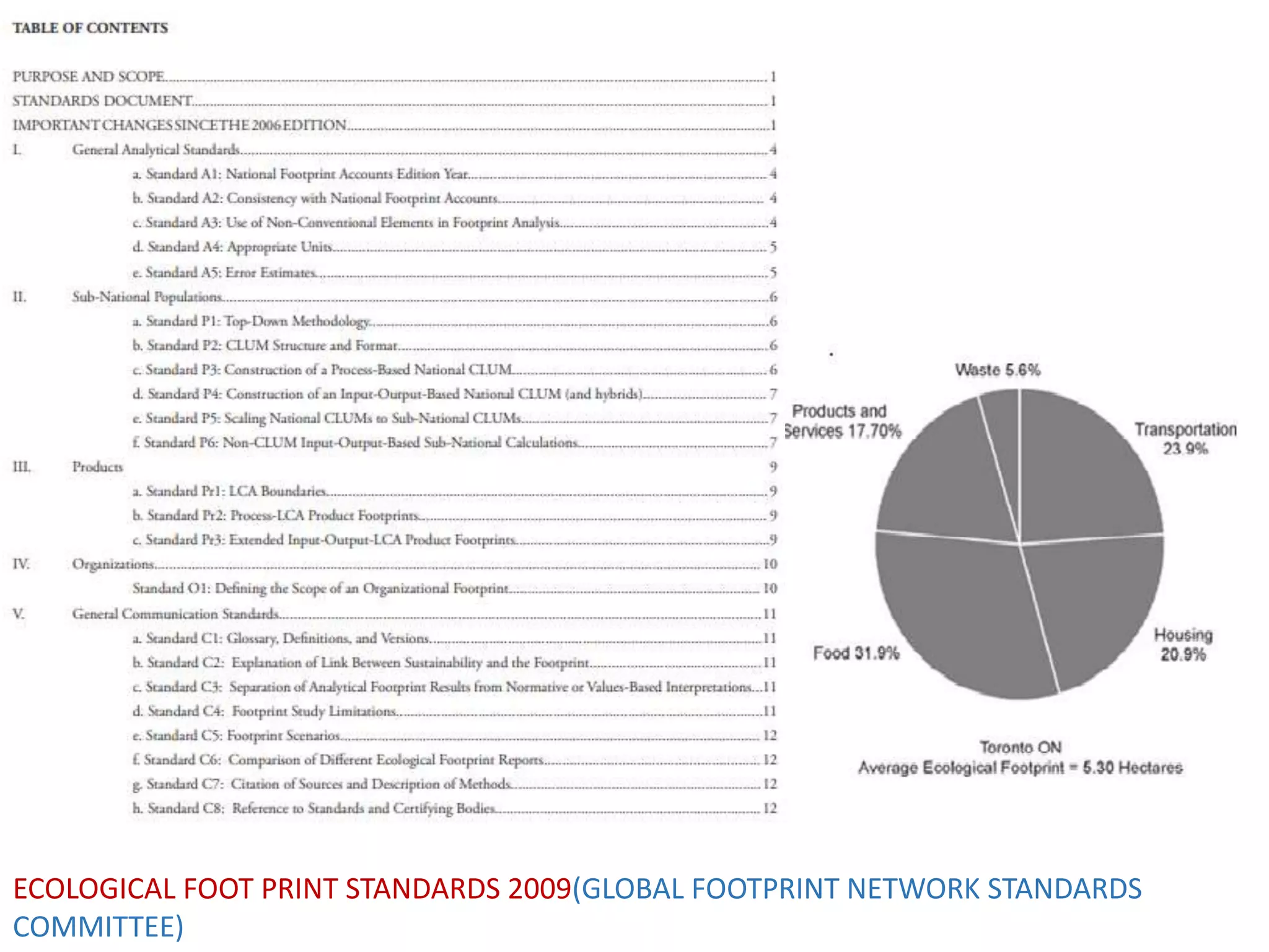 Ecological footprint, | PPTX