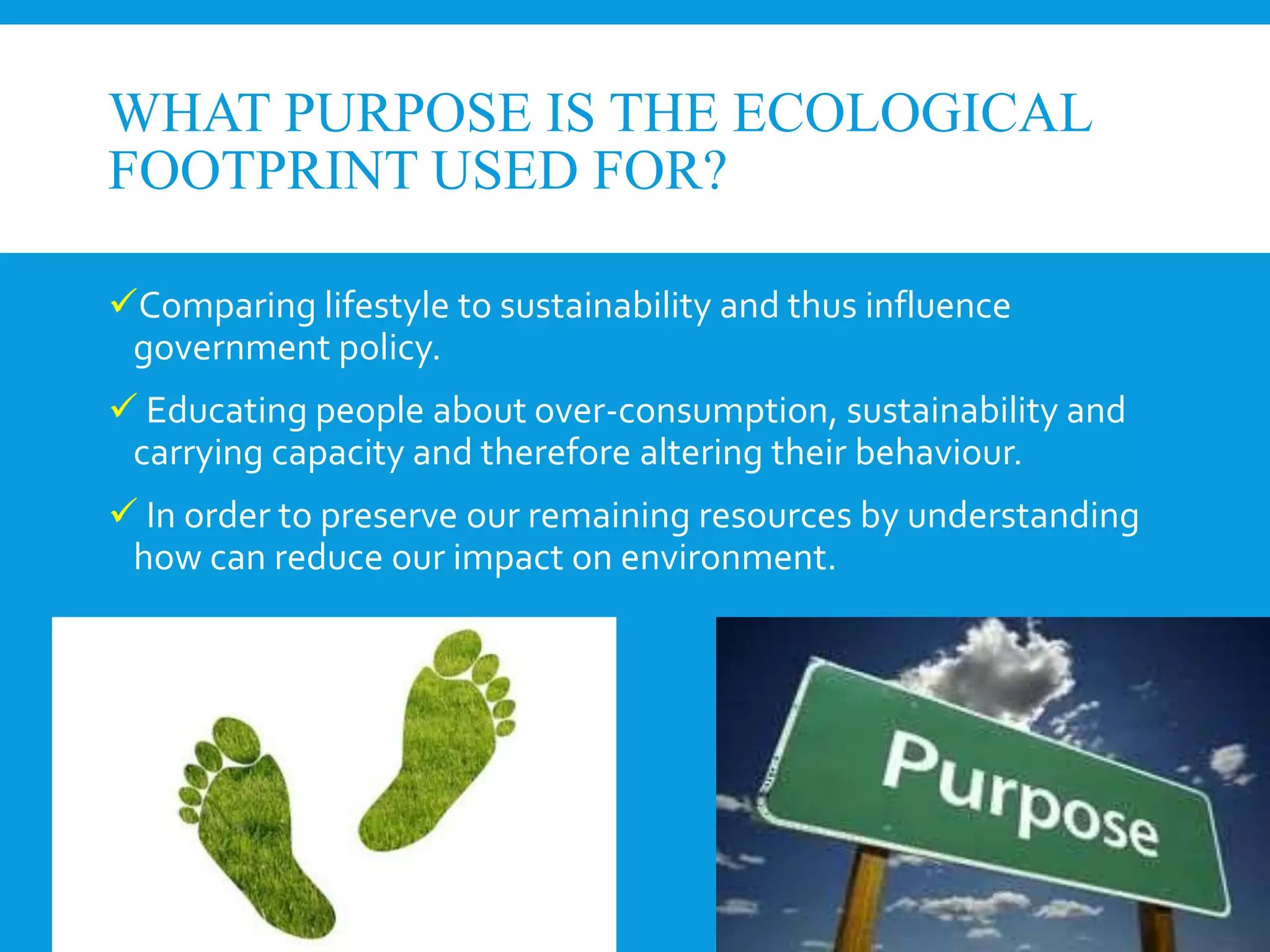 Ecological footprint, | PPTX