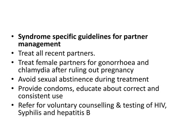 Syndromic approach to sexually transmitted diseases | PPTX