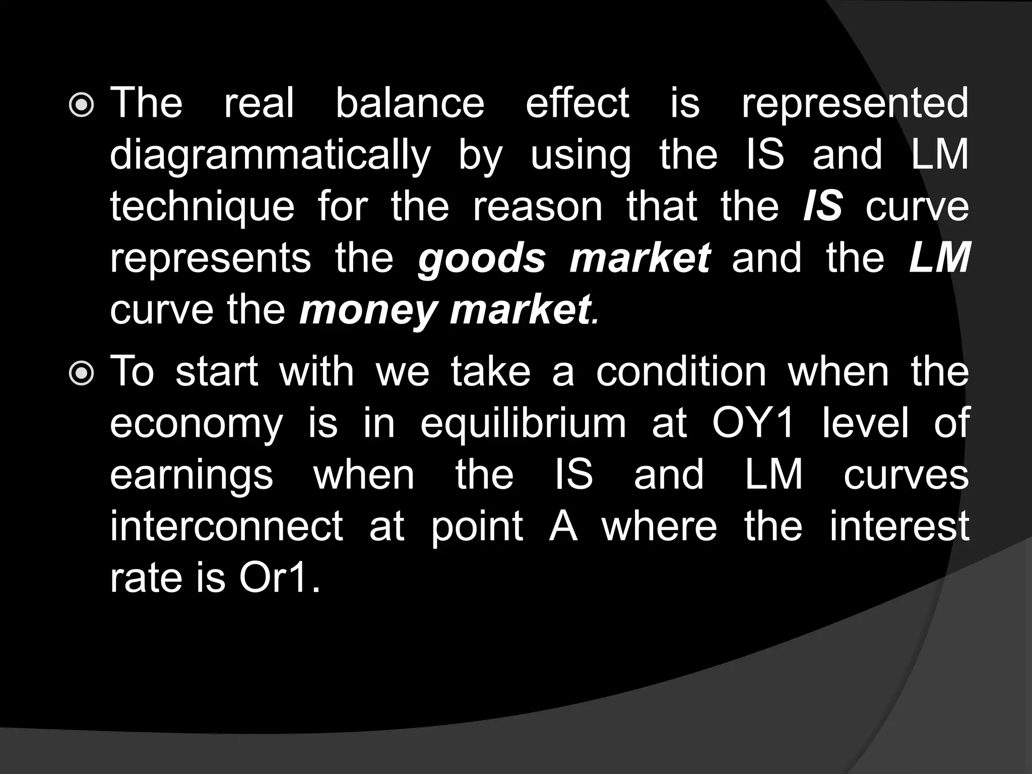 Patinkin real balance effect | PPTX