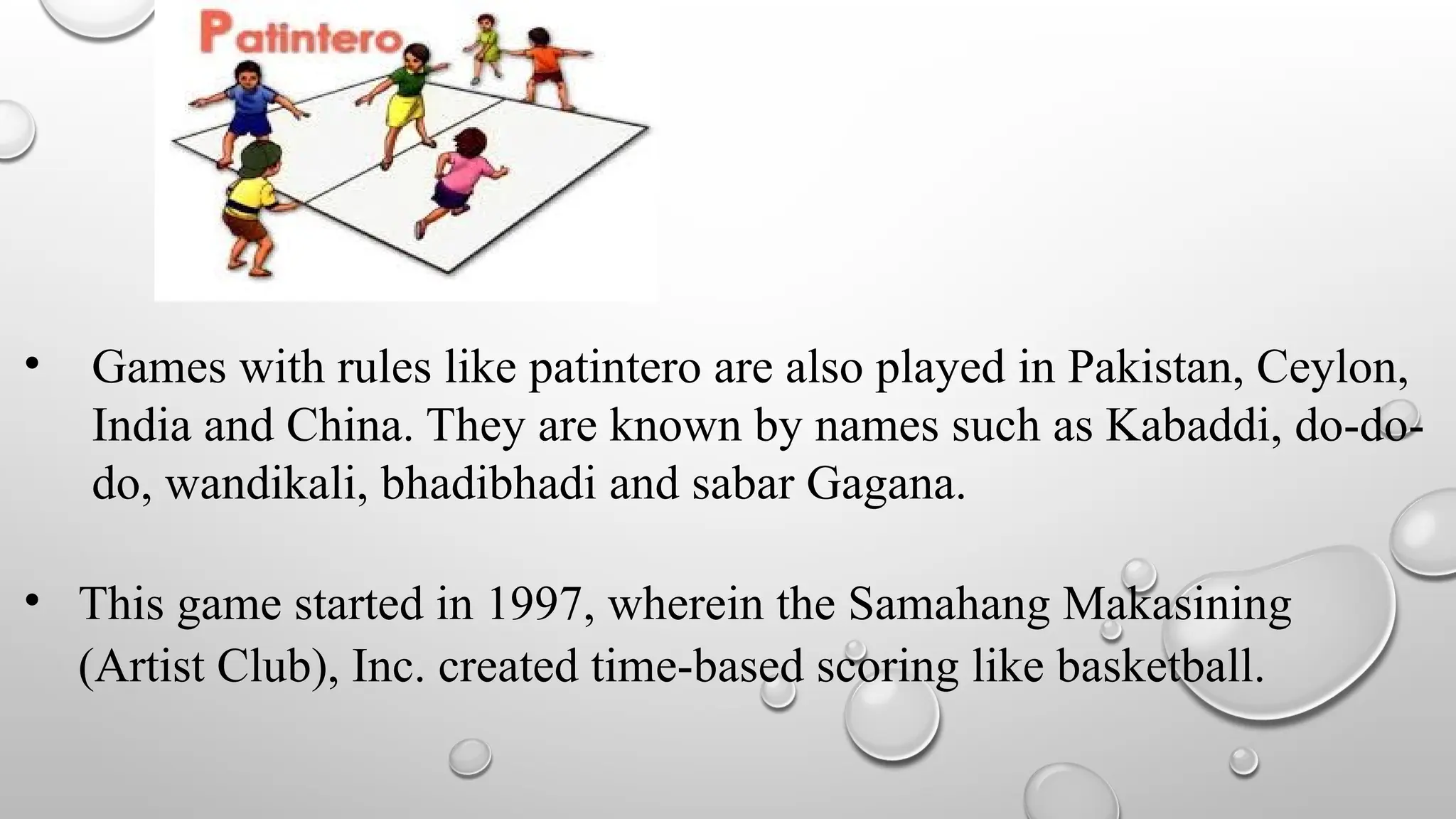 PATINTERO-2-1.pptxkkkkwksjwjjdjsjjsjwkskskskwk | PPTX