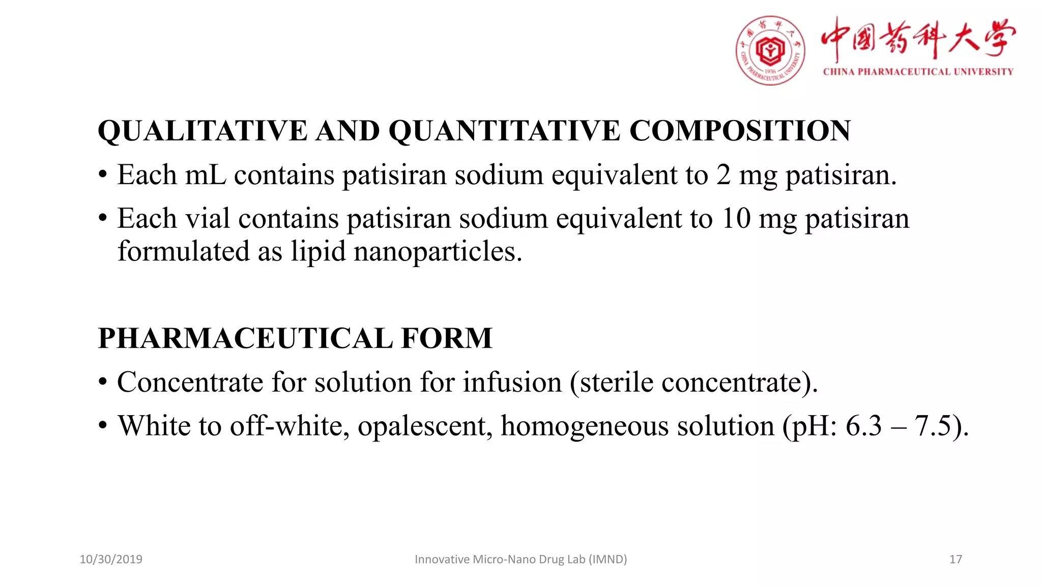 Patisiran in Hereditary Transthyretin Amyloidosis (hATTR) | PPTX