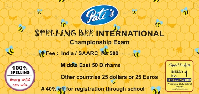 SPELL BEE EXAM | PDF | Educational Assessment | Education