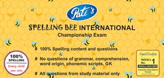 SPELL BEE EXAM | PDF