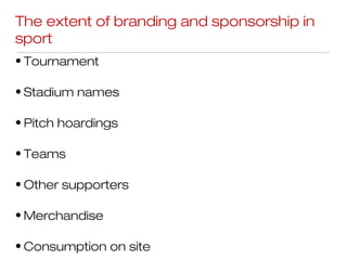 Alcohol sponsorship of sports | PPT